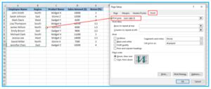 How To Set Print Area In Excel