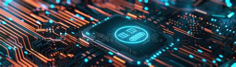 Illustration Of A Secure Login Screen With Key And Password Input Fields On An Electronic