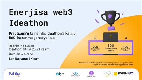 patika dev linkedin‘de ideathon enerji web3 web3community
