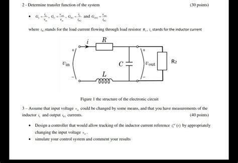 Solved Problem Find Differential Equations Describing Chegg