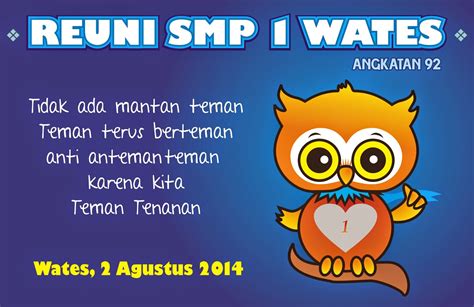 Contoh Slogan Reuni Sekolah