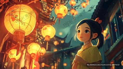 ai创作图拿灯笼的女孩 执灯笼的美女 提灯少女 过年场景还原 女孩提灯笼 灯光下的插画 元宵节画面 号灯笼场景 元宵赏灯场景 元宵节场景复原