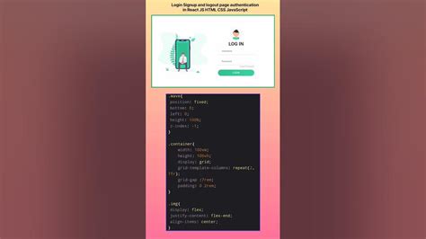 login signup validation in react js logout authentication in react js