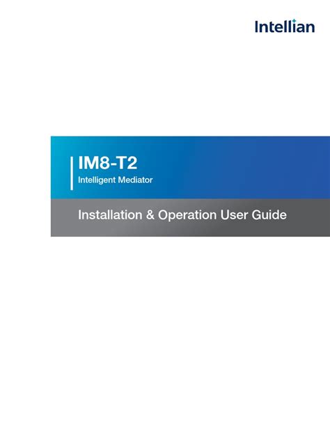 Intellian Im8 T2 User Manual Pdf Network Switch Computer Engineering