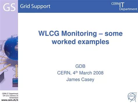 ppt wlcg monitoring some worked examples powerpoint presentation