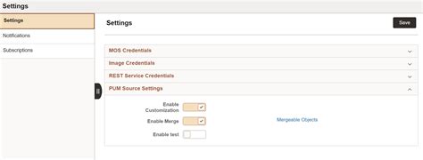 setting credentials for automation