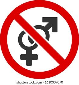 No Sex Vector Icon Flat No Stock Vector Royalty Free Shutterstock