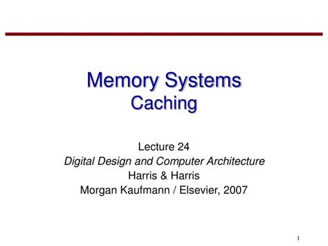 Ppt Memory Systems Caching Powerpoint Presentation Free Download