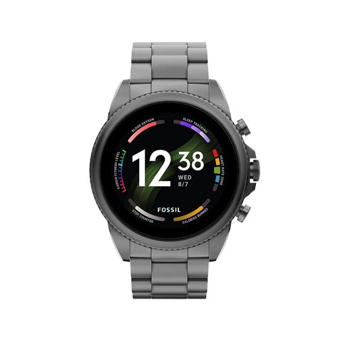 Fossil Mens Gen 6 44mm Stainless Steel Touchscreen Smart