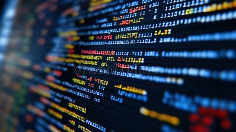 Close Up View Of Computer Code Stock Illustration Illustration Of Coding Innovation 374466376