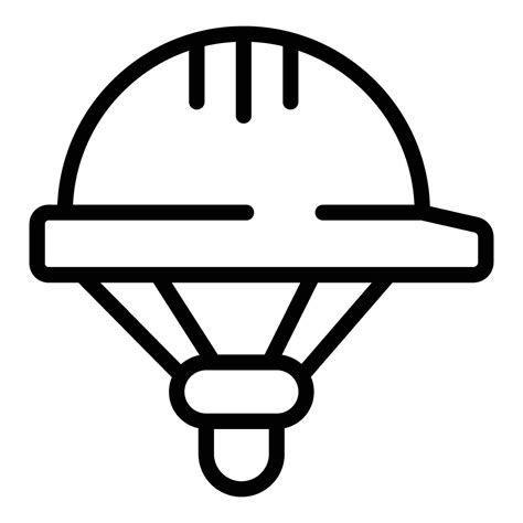 Construction Helmet Icon Outline Vector Brick Machine 36593501 Vector Art At Vecteezy