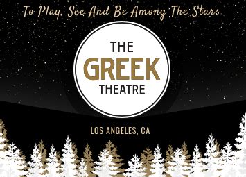 Greek Theater Logo The Greek Theatre Griffith Park Los Angeles Shower