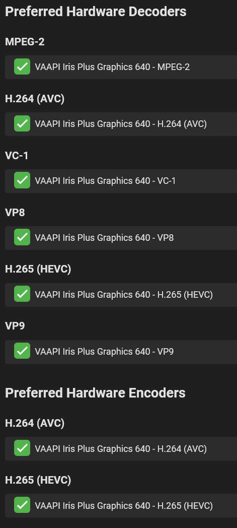 Tone Mapping In Transcoding HDR For Playback On SDR Screens Page General Windows Emby