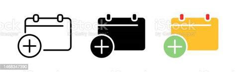 달력 설정 아이콘입니다 할인 스티커 플러스 공유 화살표 시간 관리 알림 이벤트 앱 일정 계획 개념입니다 선에 있는 벡터 아이콘 흰색 배경에 검은색과 화려한 스타일 1월에