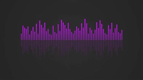 Download Purple Audio Spectrum Visualization Wallpaper
