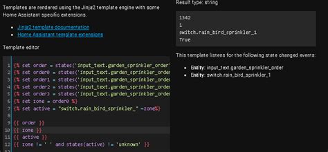 Rainbird Template Rendered Invalid Entity Ids Configuration Home
