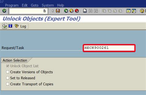 How To Unlock All Object Inside Transport Request In Transaction Se03