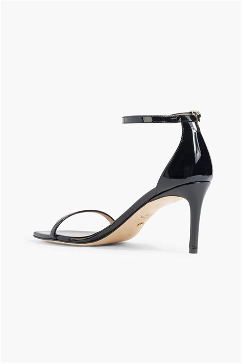 Stuart Weitzman Patent Leather Sandals The Outnet