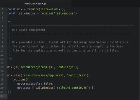 how to use tailwindcss with laravel 7