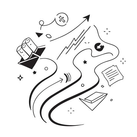 Glossy Background With Abstract Flowing Data Streams And Business Icons Concept As A Glossy