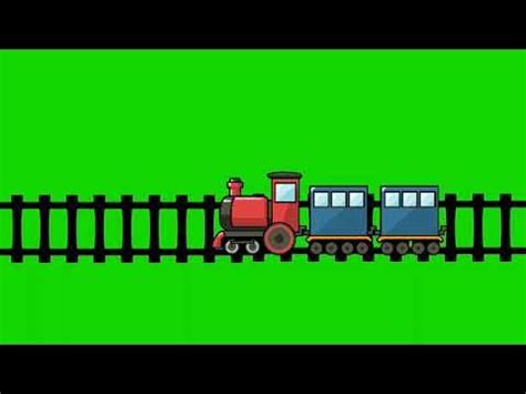 Moving Train On Railway Track 🚊hd Green Screen Effect Free Download