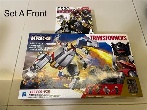 Kre O Transformers Grimlock And Transformers Construct Bots Hobbies And Toys Toys And Games On