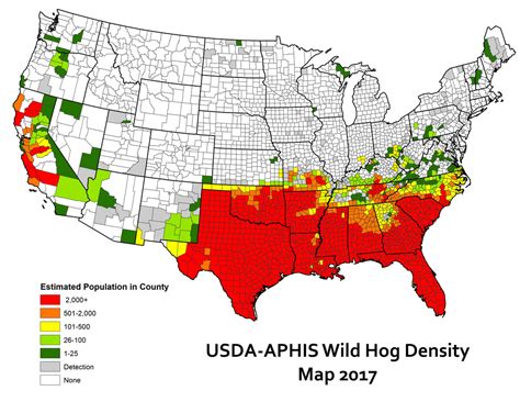Wild Boar Invasion Mapping The Us