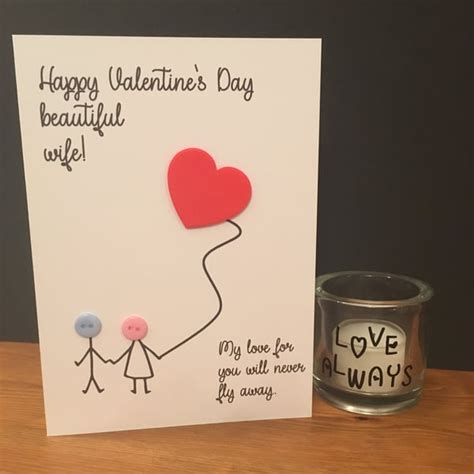 Personalised Valentine S Card Husband Wife Same Folksy