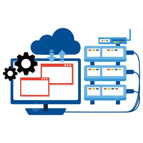 호스팅 클라우드 서버 컴퓨터 서비스 네트워크 호스팅 구름 회로망 Png 일러스트 및 벡터 에 대한 무료 다운로드 Pngtree