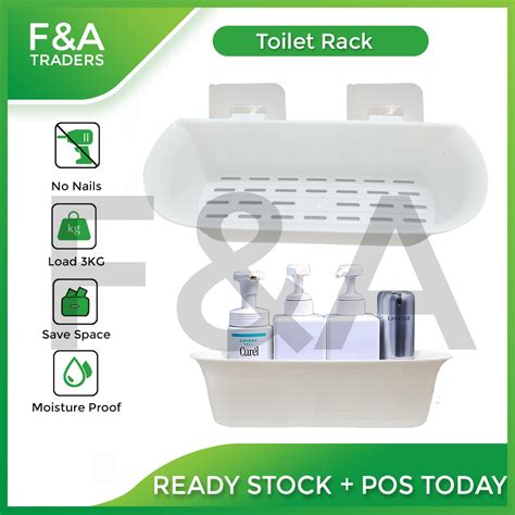 Bathroom Storage Rack Toilet Rack Toilet Storage Rack Rak Tandas Rak Perkakas Rak Barang Rak