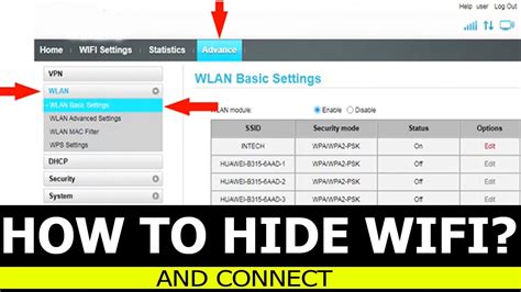 HOW TO HIDE WIFI AND CONNECT YouTube
