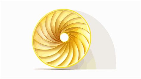 Golden Ratio Fibonacci Spiral Vector On White Background Premium Ai Generated Vector