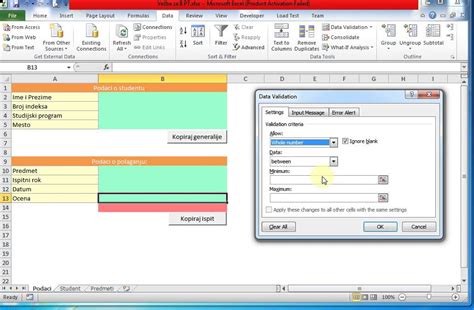 Data Validation Macro Recording Youtube