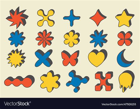 Abstract Geometric Elements For Design Royalty Free Vector