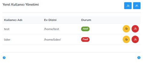 Local User Management Liderahenk Documents