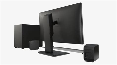 Computer Monitor Keyboard Mouse Pad Speakers Woofer Set Model 3d In Komputer 3dexport