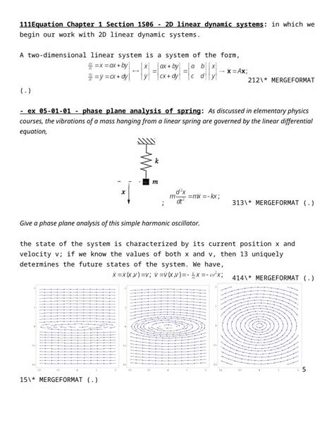 Docx S06 2d Linear Dynamic Systems Dokumentips