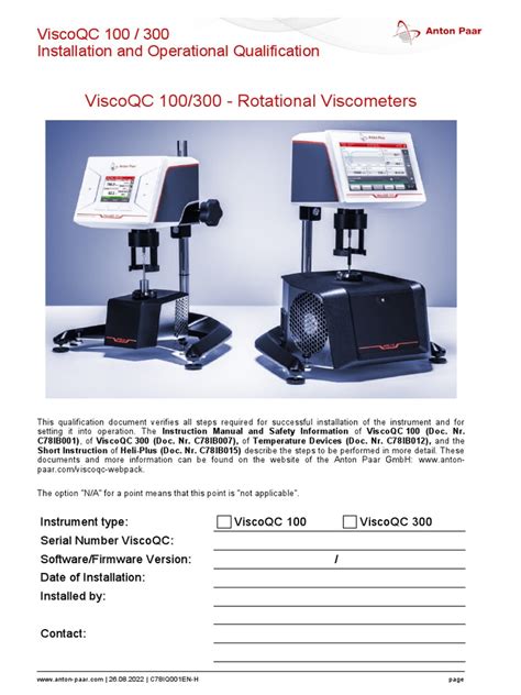 C78iq001en H Viscoqc Iq Oq Pdf Calibration User Computing
