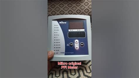 mikro malaysia pfi meter electrical electrician electric youtube