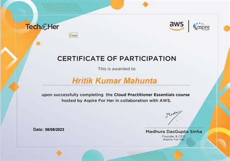 Mr Hritik Kumar On Linkedin Tech4her Aws