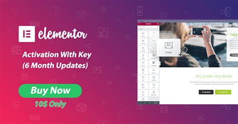 Install Elementor Pro Activation With Key 6 Month Updates By Piximfix Fiverr