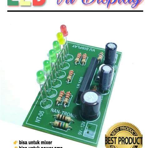 Jual VU LED DISPLAY 5 LED Kab Sidoarjo Didik Elektronik Tokopedia