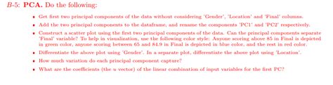Consider Data Given In Csv File Hw5data2 2 Consider