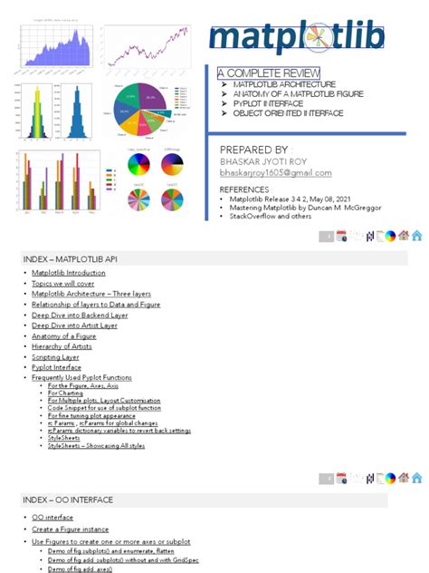 Matplotlib Review 2021 Complete Pdf Python Programming Language