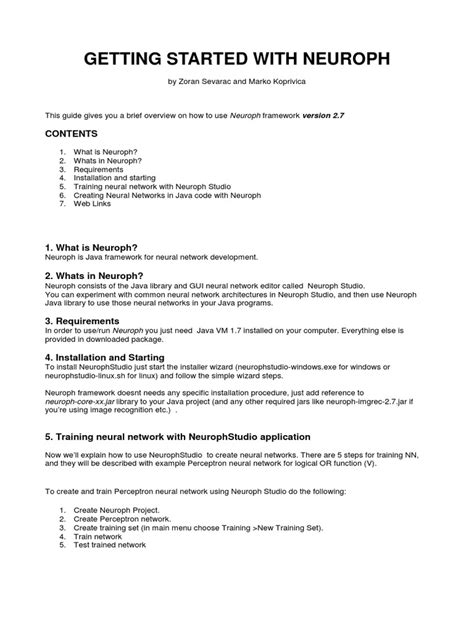 Getting Started With Neuroph 27 Pdf Pdf Test Set Artificial