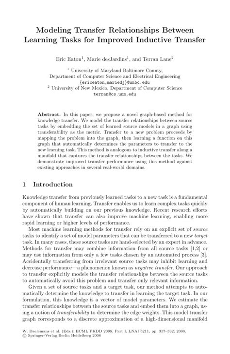 pdf modeling transfer relationships between learning tasks for