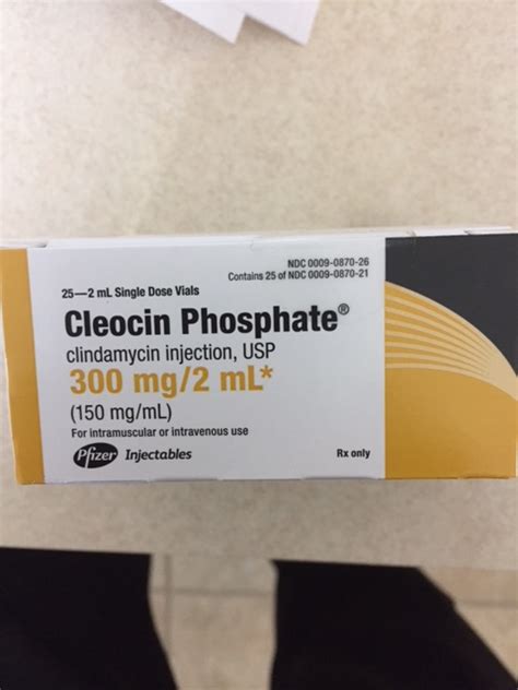 Rx Item Cleocin 300mg 25x2 Ml Vial By Pfizer Pharma Usa Rx2