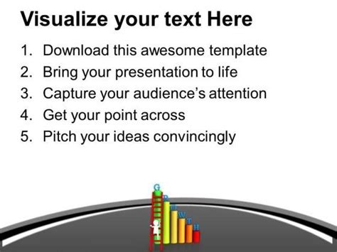 Choose The Shortest Path For Business Growth Powerpoint Templates Ppt