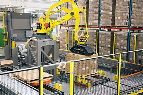Robotic Case Palletizer Industrial Robotics Bastian Solutions
