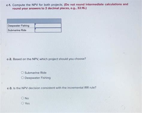 Solved Problem 5 11 Npv Versus Irr Consider The Following